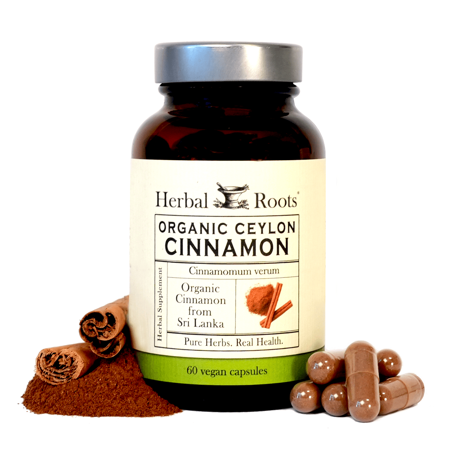 Organic Ceylon Cinnamon - 475mg | Herbal Roots – Herbal Roots